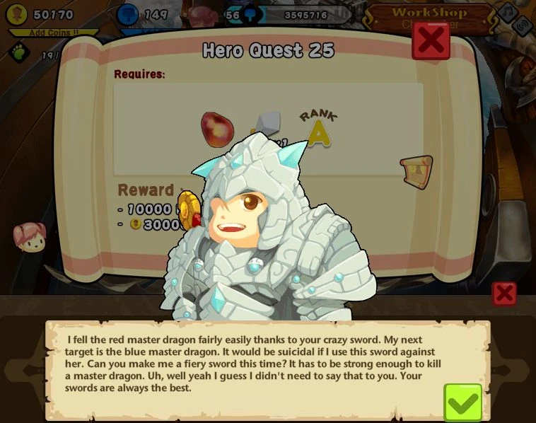 Slaying Blue Dragon Master | Sword Quest Wiki | Fandom