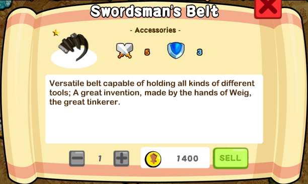 Swordsmans Belt Sword Quest Wiki Fandom
