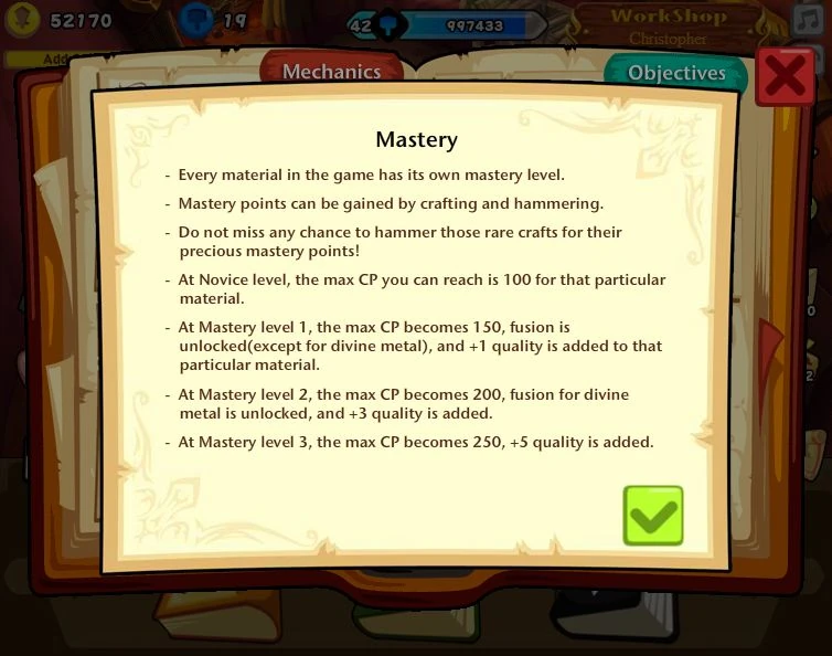 Mastery | Sword Quest Wiki | Fandom