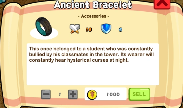 Ancient Bracelet | Sword Quest Wiki | Fandom