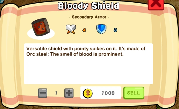 Bloody Shield | Sword Quest Wiki | Fandom