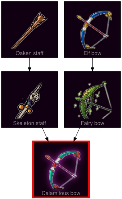 Calamitous bow | Swords and Potions Wiki | Fandom