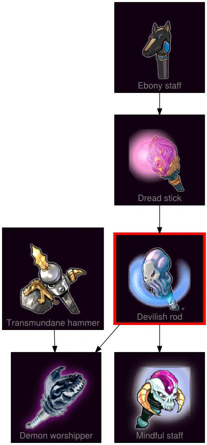 Devilish rod | Swords and Potions Wiki | Fandom