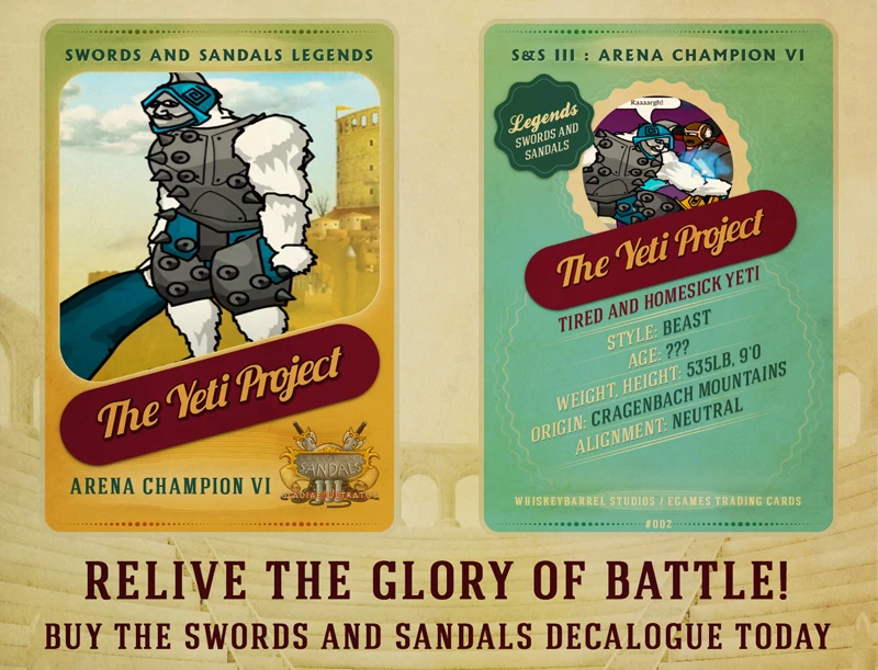The Yeti Project | Swords and sandals Wiki | Fandom