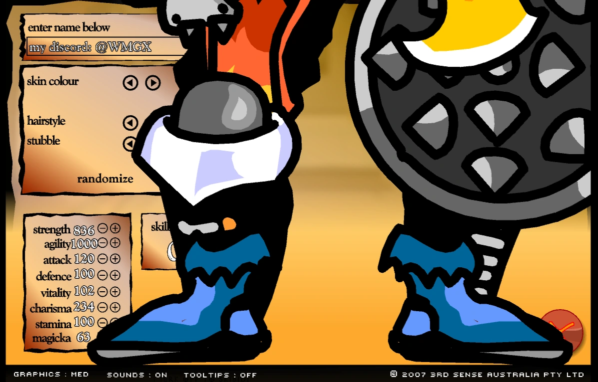 The "," Glitch | Swords and sandals Wiki | Fandom