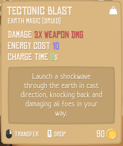 Tectonic Blast - Official Swords 'n Magic and Stuff Wiki