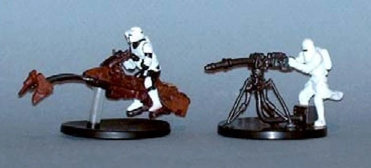 Snowtrooper on Blizzard Force Speeder Bike (Part 1) | Star Wars Saga ...