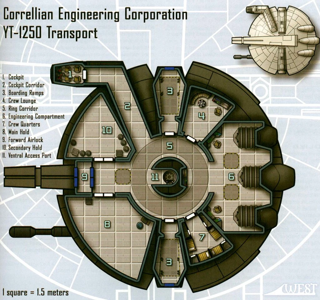 Corellian YT-1250 Freighter | Star Wars Saga Edition Wiki | Fandom