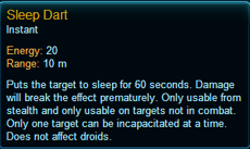 Sleep Dart | Star Wars: The Old Republic Wiki | Fandom