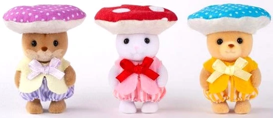 Baby Trio (Mushroom) | Sylvanian Families Wiki | Fandom