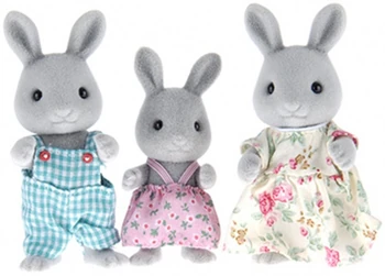 Grey Rabbit Family | Sylvanian Families Wiki | Fandom
