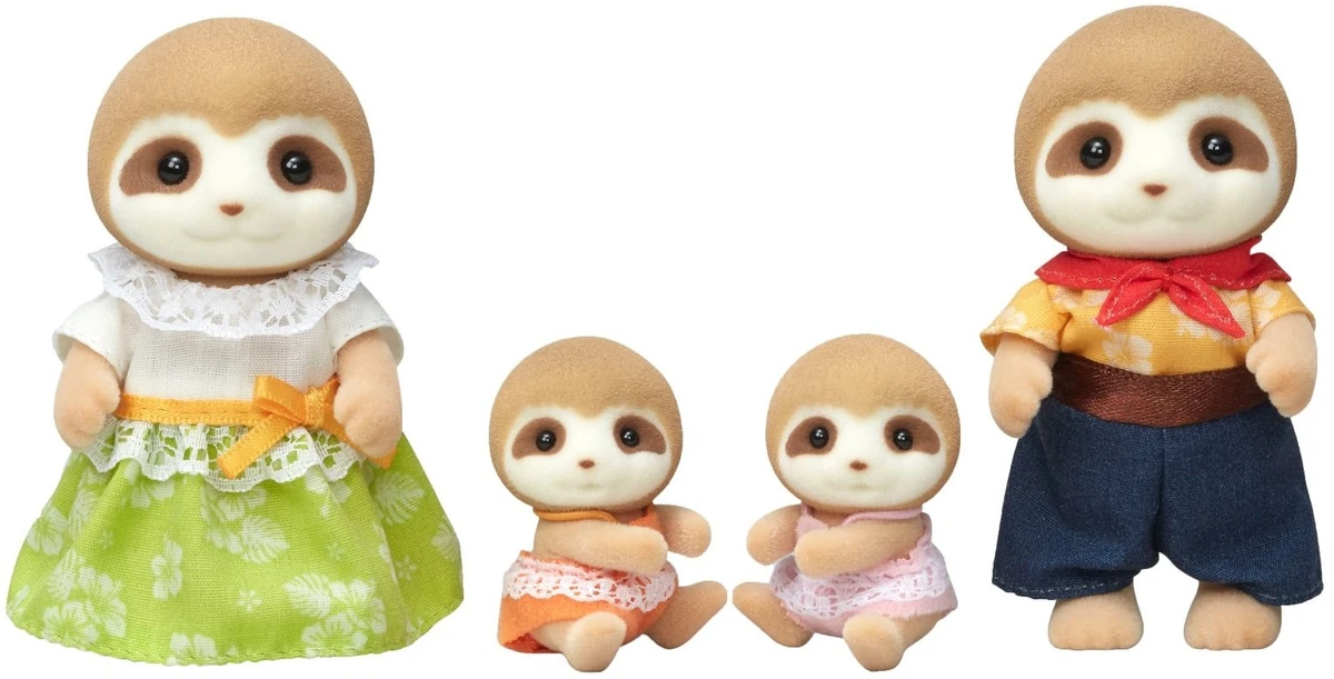 Snuggly Sloth Family | Sylvanian Families Wiki | Fandom