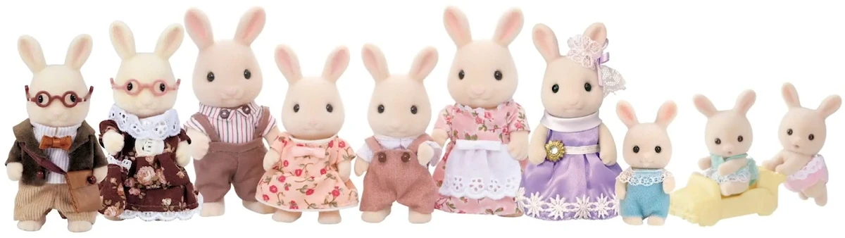 Milk Rabbit Family | Sylvanian Families Wiki | Fandom