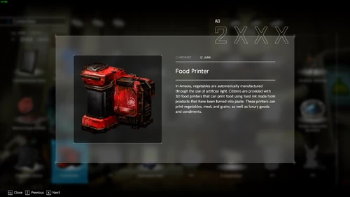 Food Printer | Synduality Wiki | Fandom