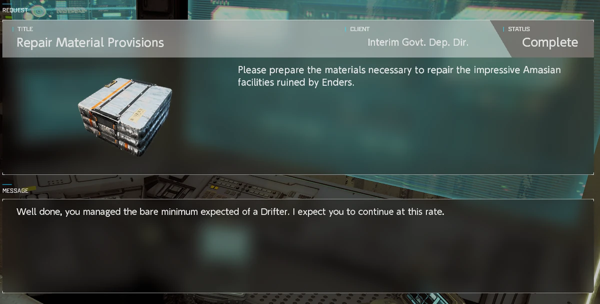 Repair Material Provisions | Synduality Wiki | Fandom