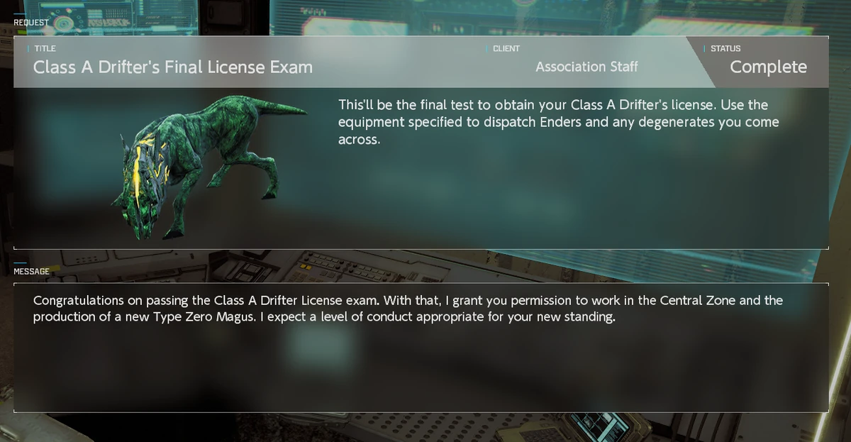 Class A Drifter's Final License Exam | Synduality Wiki | Fandom