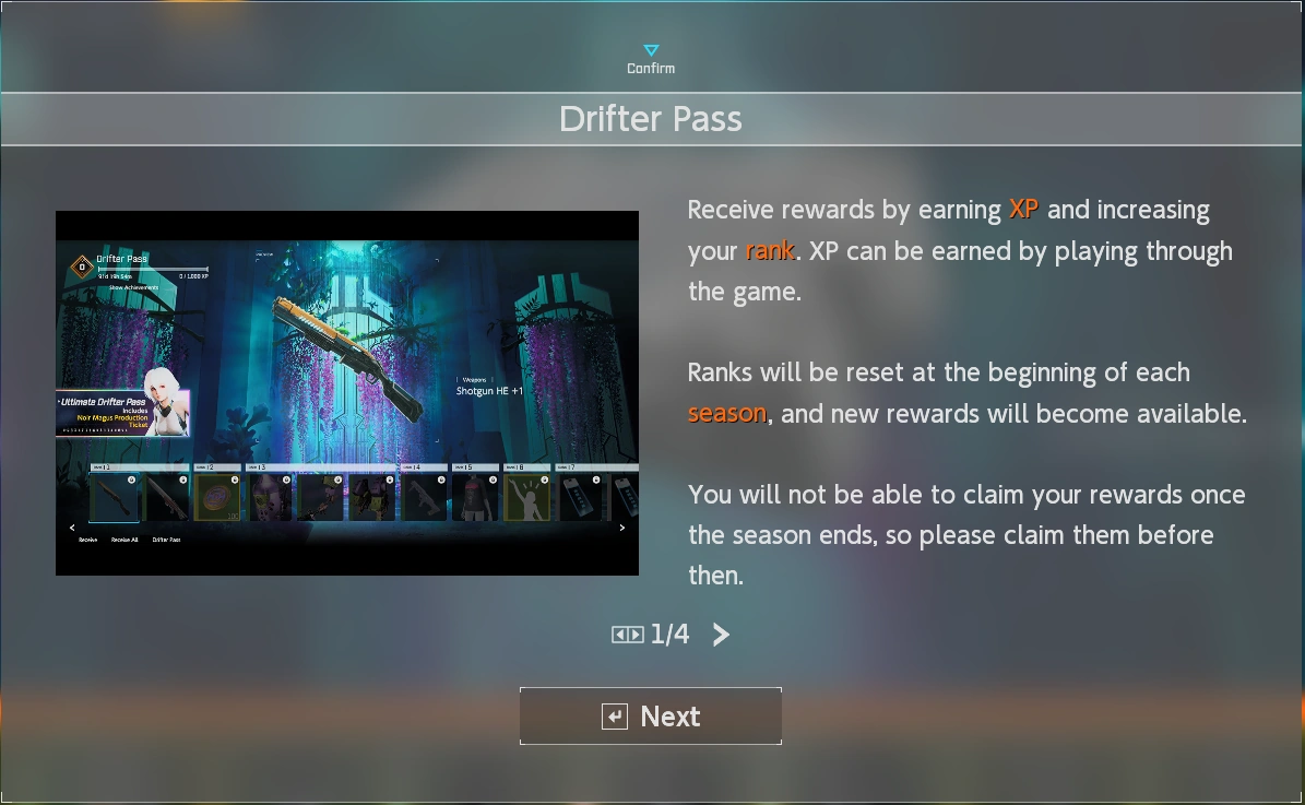 Drifter Pass | Synduality Wiki | Fandom