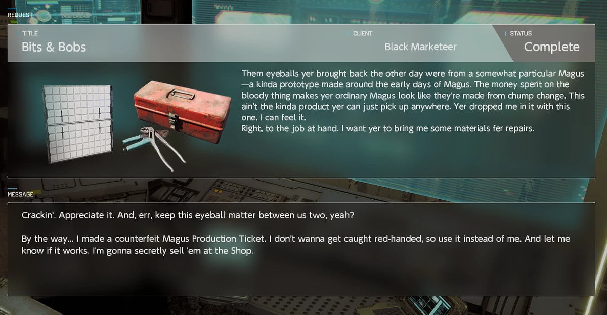 Bits & Bobs | Synduality Wiki | Fandom