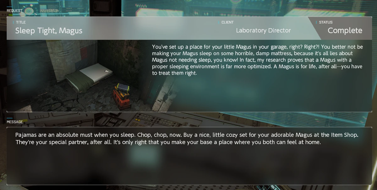 Sleep Tight, Magus | Synduality Wiki | Fandom