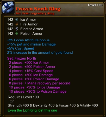 Frozen North Ring | SynergiesMod Unofficial Wiki | Fandom