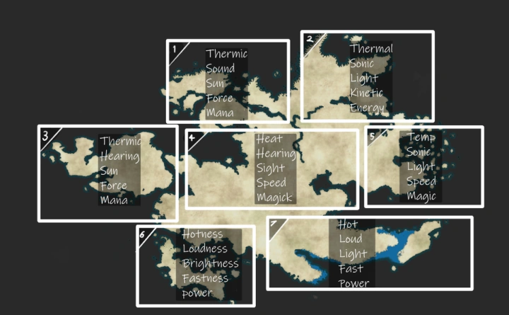 Dialects and regional variation | Syphon magic Wiki | Fandom
