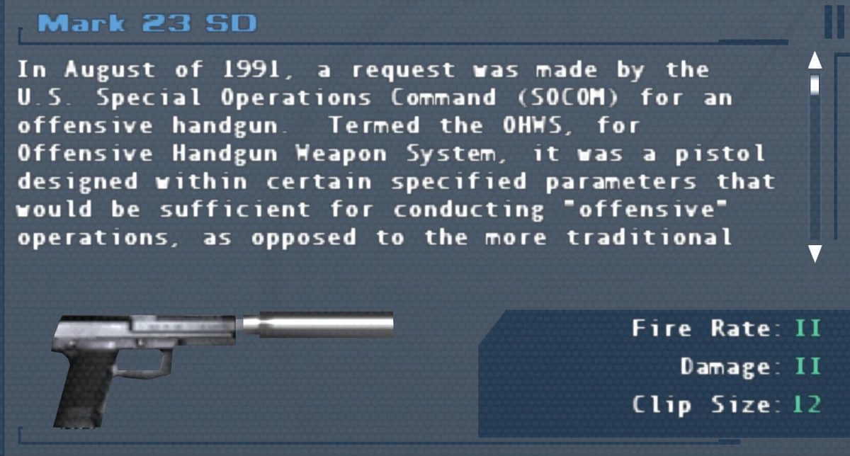 Weapons of Syphon Filter: Logan's Shadow | Syphon Filter Wiki | Fandom