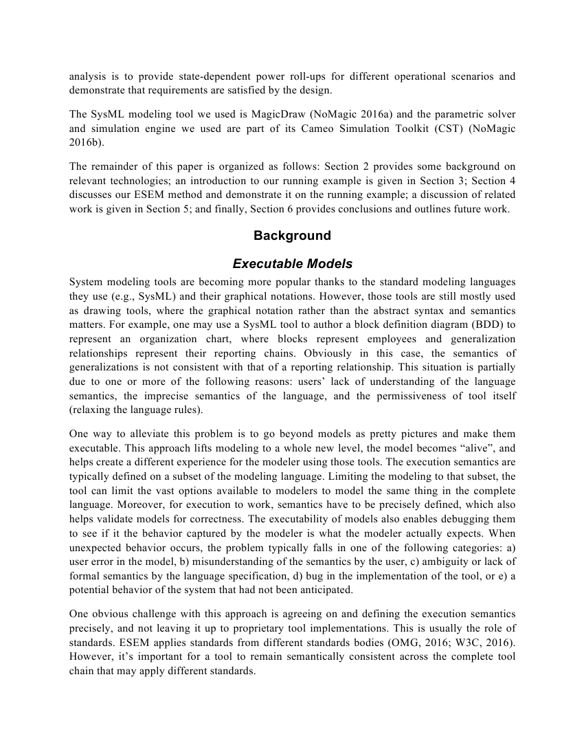 111 Esem Automated Systems Analysis Using Executable Sysml Modeling Patterns 系统工程 中文 Wiki