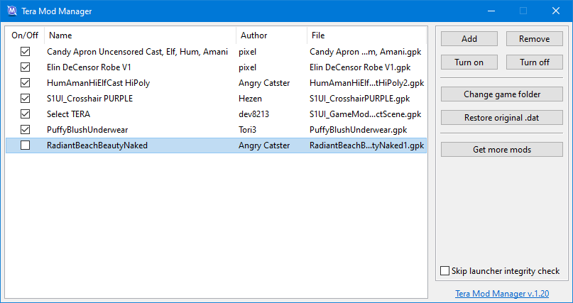 Mods | TERA Wiki | Fandom
