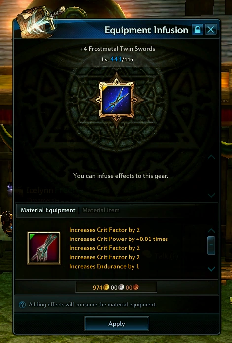 Equipment Infusion | TERA Wiki | Fandom