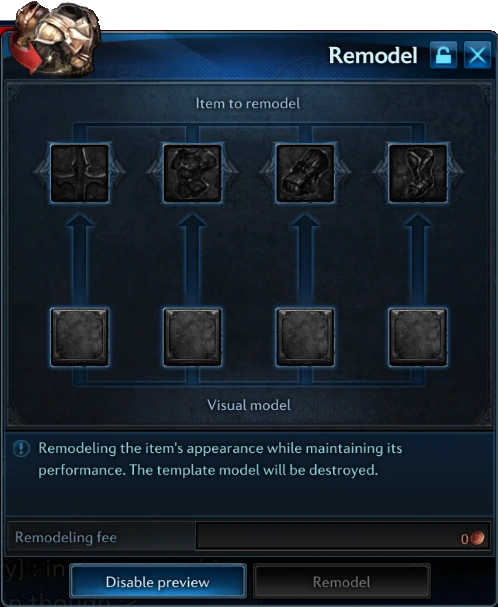 Remodel Equipment | TERA Wiki | Fandom