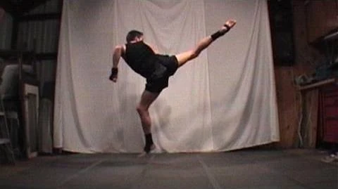 Jump Back Hook Kick | Taekwondo Wiki | Fandom