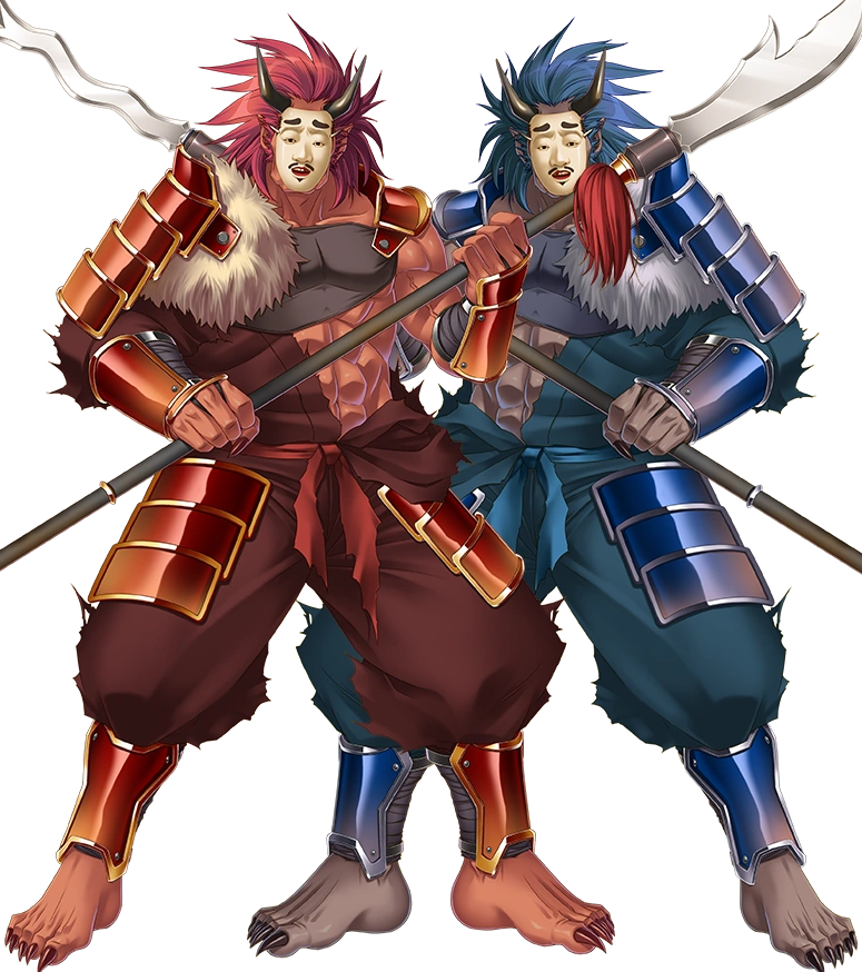 Red and Blue Oni | Taimanin Wiki | Fandom