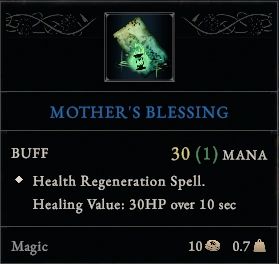 Mother's Blessing | Tainted Grail: The Fall of Avalon Wiki | Fandom