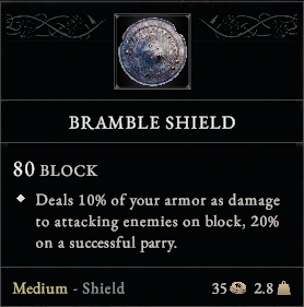 Bramble Shield | Tainted Grail: The Fall of Avalon Wiki | Fandom