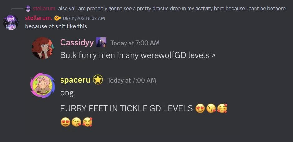 TGDPS Discord Sexual Topics Drama | Tal9988 GDPS Wiki | Fandom
