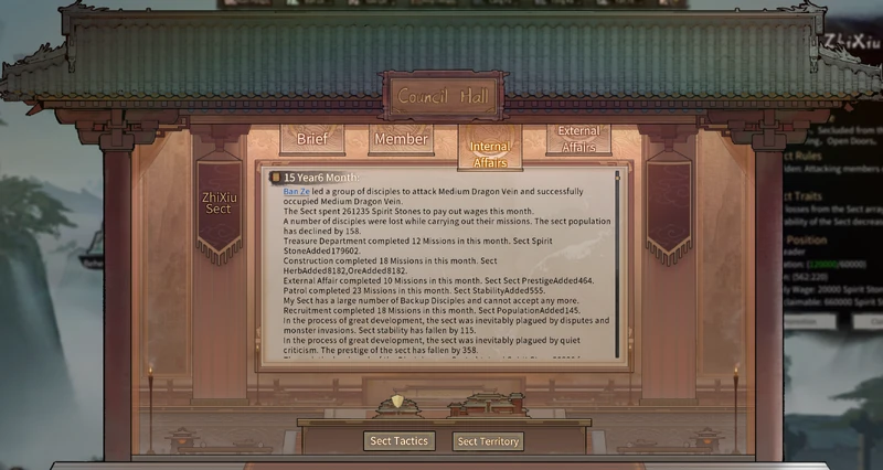 Sect Management | Tale Of Immortal Wiki | Fandom