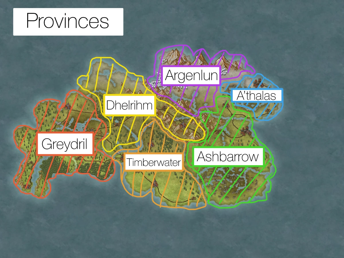 Map - Provinces | Tales of Amatia Wiki | Fandom