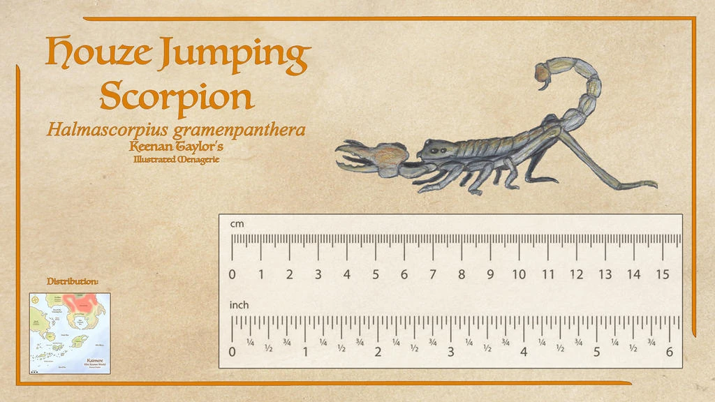 Houze Jumping Scorpion | Tales of Kaimere Wiki | Fandom