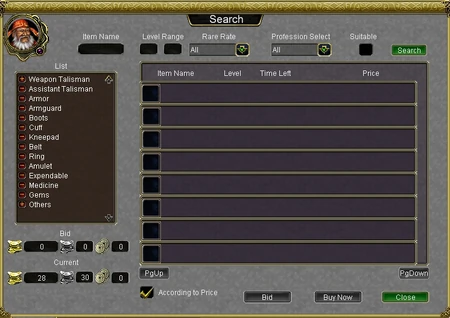 Auction | Talisman Online Wiki | Fandom