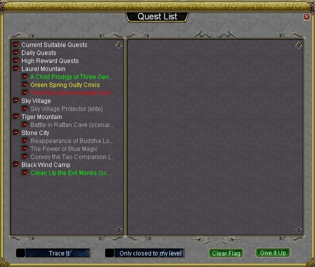 Quest list | Talisman Online Wiki | Fandom