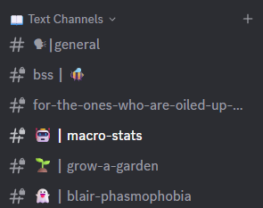Text Channels | Talk Tuah Extended Server Wiki | Fandom