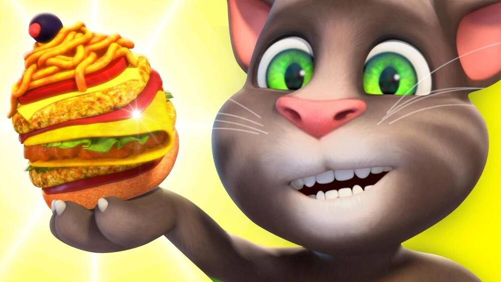 Taco Spaghetti Burger | Talking Tom & Friends Wiki Español | Fandom