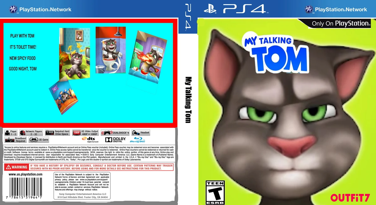 My Talking Tom (Console Port) | Talking Tom and Friends Fanon Wiki | Fandom
