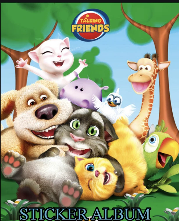 Talking Friends Sticker Album 2012 | Talking Tom and Friends Fanon Wiki ...
