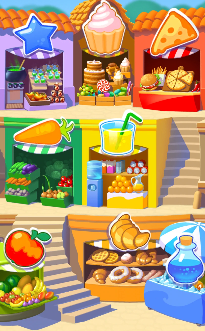 The Food Market | Talking Tom and Friends Fanon Wiki | Fandom