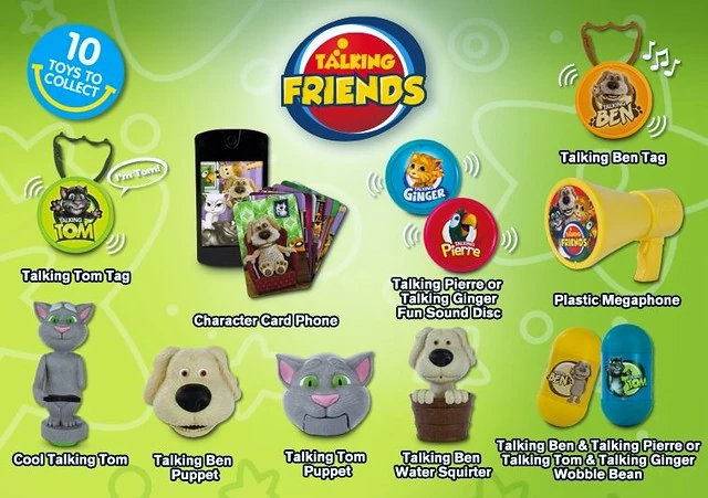 McDonald's Talking Friends 2013 | Wiki Talking Tom & Friends Français ...