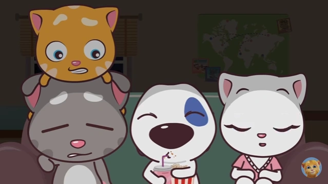 Horror Movie Night | Talking Tom and Friends Minis Wikia | Fandom