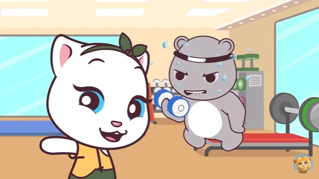 Workout Time | Talking Tom and Friends Minis Wikia | Fandom