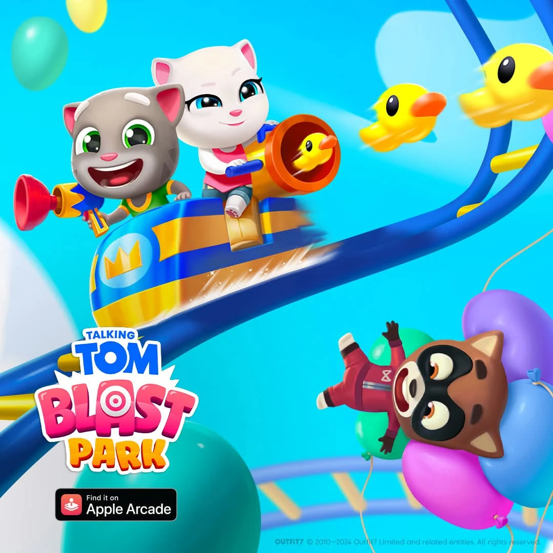 Apple Arcade Launch | Talking Tom Blast Park Wiki | Fandom