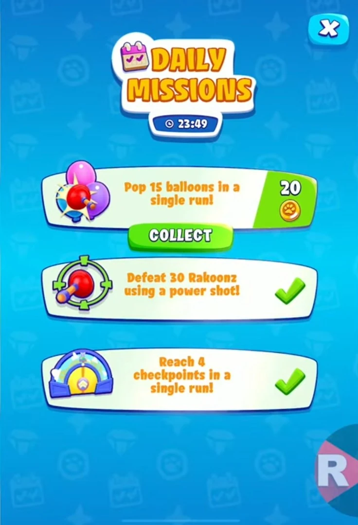 Daily Missions | Talking Tom Blast Park Wiki | Fandom
